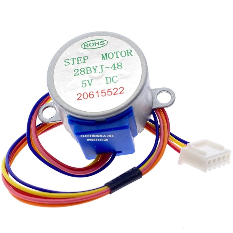 MOTOR A PASOS 28BYJ-48 + DRIVER - Electronica JNC
