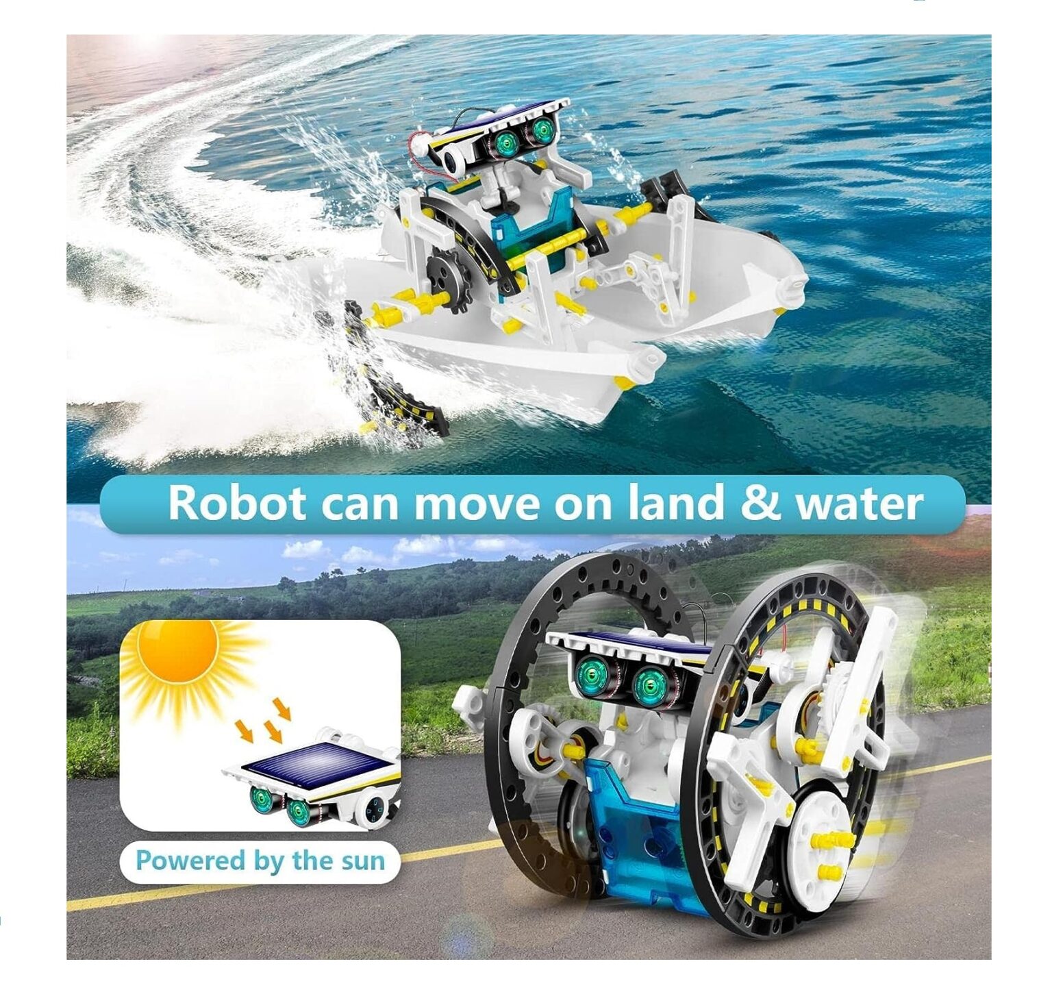 Kit Robot Solar 13 EN 1 STEAM - Electronica JNC