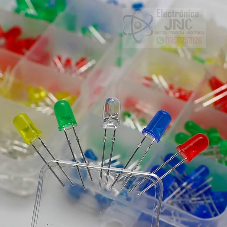 kit de 500 diodos led de 5mm con caja - Electronica JNC