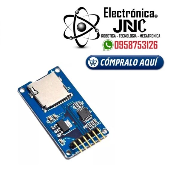 MODULO LECTOR MICRO SD ARDUINO - Electronica JNC