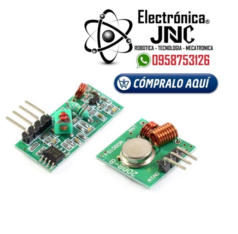 MODULO RF RADIOFRECUENCIA 433 MHZ - Electronica JNC