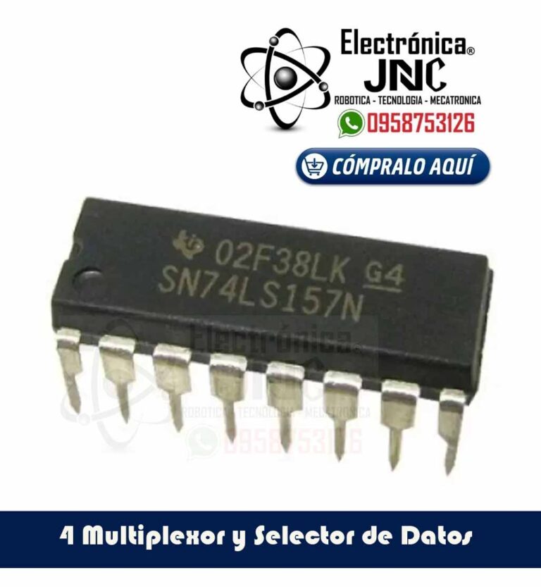 74157 4 Multiplexor y Selector de Datos 74ls157 - Electronica JNC