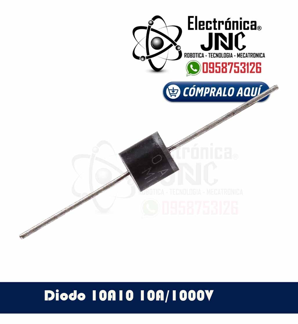 Diodo 10A 1000V - Electronica JNC